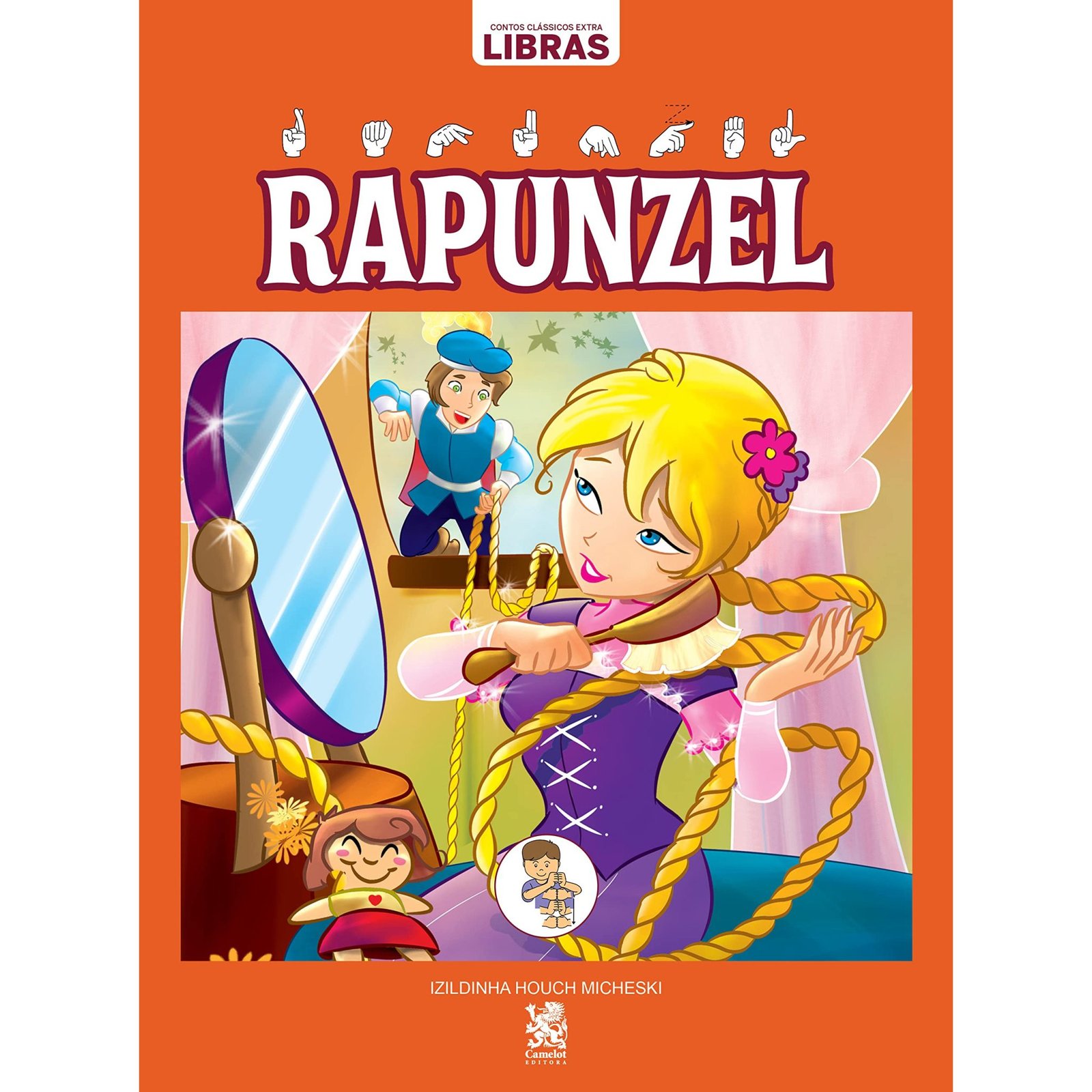 LIVRO CONTOS CLASSICOS EM LIBRAS - RAPUNZEL - Vip Escolas